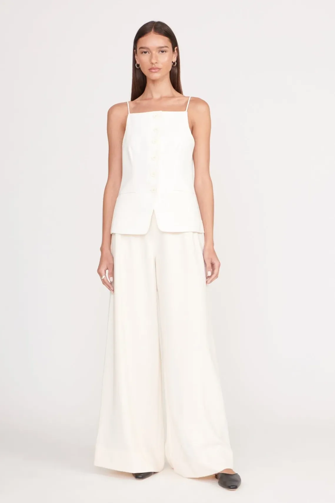 CALEB PANT ECRU - Shop STAUD